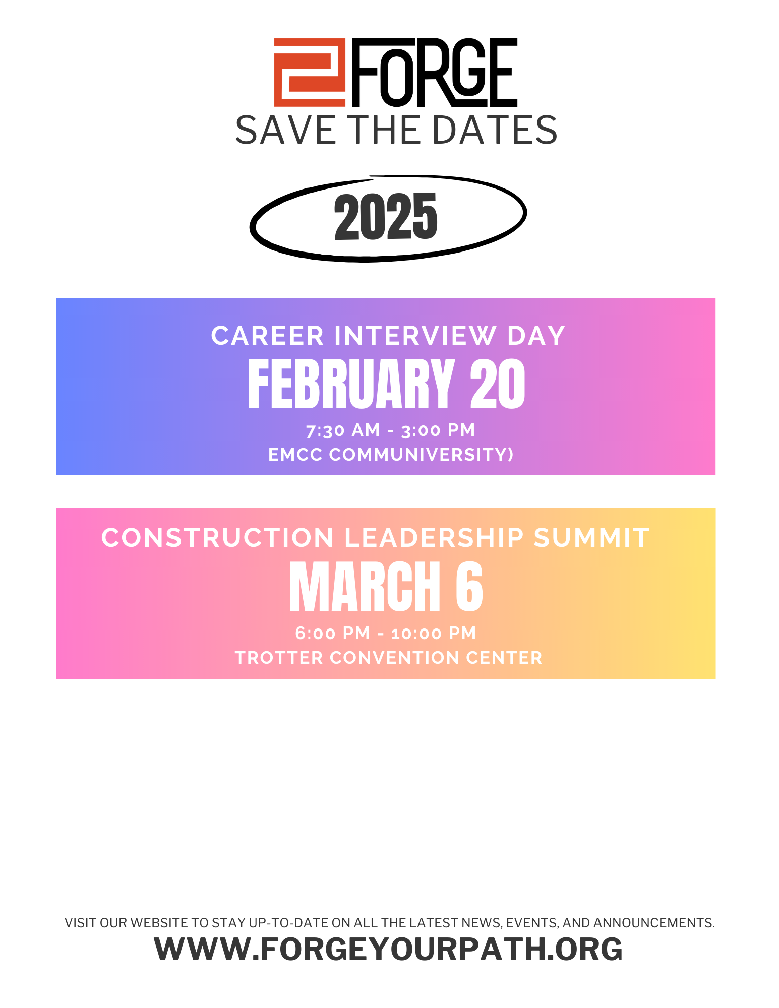 Upcoming Events | Forge